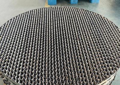 China Knitted Wire Mesh Structured Packing 125Y-500Y for High Purity Distillation with 98% Void Ratio for sale