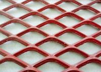 China Carbon Steel Raised Expanded Metal Diamond Mesh Grating 3.14lbs Anti Slip Walkway for sale