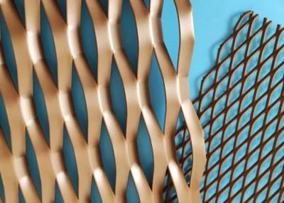 China Anodized Aluminum Expanded Metal Mesh 10x20mm for Suspended Ceiling Decorative Screen for sale