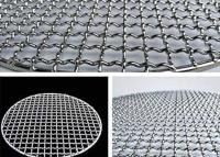 China Stainless Steel 304 BBQ Grill Mesh 430x340mm Covered Edge Crimped Wire Mesh for sale