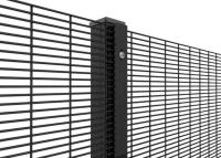 China 3510 Anti Climb Mesh Fence 76.2mm x 12.7mm High Security Prison Wall Welded Wire Panel for sale