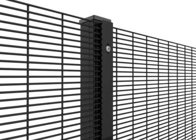 China 3510 Anti Climb Mesh Fence 76.2mm x 12.7mm High Security Prison Wall Welded Wire Panel for sale