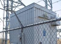 China Electric Security Chain Link Fence 1.8m Height with Vinyl Coating for Power Stations for sale