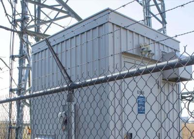 China Electric Security Chain Link Fence 1.8m Height with Vinyl Coating for Power Stations for sale