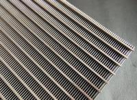 China Stainless Steel Wedge Wire Screen Panels 500-2000mm Width 0.05-10mm Slot for sale