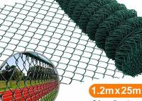 China 1.2mm Galvanized Iron Chain Link Fencing Rolls - 0.5-5.0m Width, 1-50m Length for Industrial & Security Applications for sale