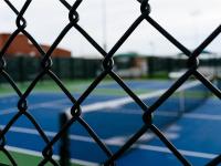 China 6 Gauge Vinyl Coated Chain Link Fence 6 Ft Height 50 Ft Roll with Zinc Underlayer for sale