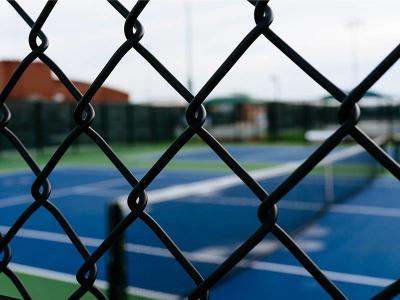 China 6 Gauge Vinyl Coated Chain Link Fence 6 Ft Height 50 Ft Roll with Zinc Underlayer for sale