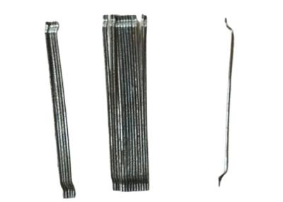China 0.5mm Glued Steel Fiber for Concrete Reinforcement - 25-60mm Length, 1100 MPa Tensile Strength for sale