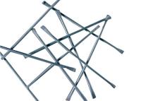China Flat End 0.65mm Steel Fiber Reinforced Concrete with 1150 MPa Tensile Strength and 35mm Length for Industrial Construction for sale