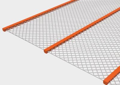 China PU Support Strip Diamond Opening Self Cleaning Screen Mesh 2.24-62mm Wire 1.2-10mm for sale