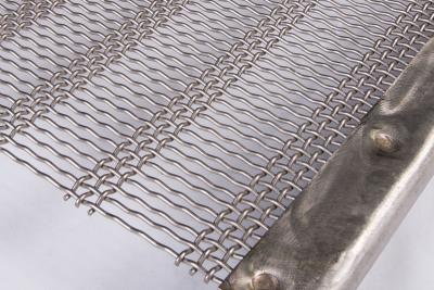 China Carbon Steel Slot Woven Mining Screen Mesh 1.25-4mm Wire Diameter with 53-75% Open Area for Quarry & Aggregate Processing for sale
