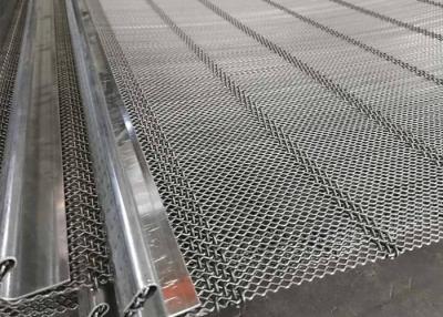 China Steel Wire Support Strip Self-Cleaning Screen Mesh 1.2-5mm Wire Diameter for Mining and Aggregate Processing for sale