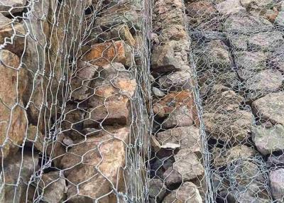 China Hexagonal Woven Wire Mesh Gabion Basket 0.5-5m Length for Bank Slope Protection and Road Paving for sale