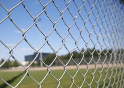 China Hot Dip Galvanized Chain Link Fence GAW 3-5mm Wire 36-144in Height 15 Year Warranty for sale