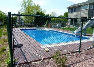 China 48 in Galvanized Steel Chain Link Fence for Swimming Pool Safety Barrier 1219 mm for sale