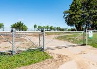 China Galvanized Chain Link Fence Gate 5 Types Custom Sizes 1.8m Height for sale
