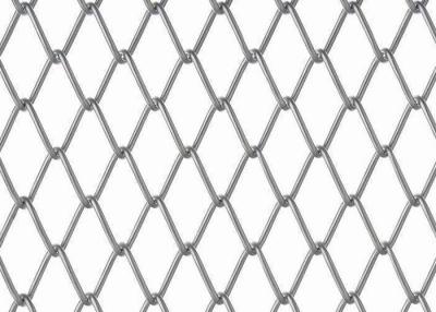 China Stainless Steel 316 Chain Link Fence 3mm Wire Diameter for High Security Perimeter Protection for sale