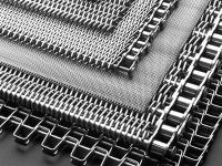 China Manganese Plated Metal Conveyor Belt Low Carbon Steel C1015 with FDA/GMP Compliance for Food Processing for sale