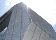 China Aluminum Expanded Metal Sunshade 2.5mm Thickness for Building Facade for sale