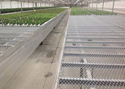 China Carbon Expanded Steel Mesh for Greenhouse Shelves and Benches 1.5mm Thick Hot Dip Galvanized for sale