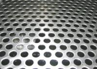 China Galvanized Round Hole Perforated Metal Sheet 0.8mm Hole for Building Facades for sale