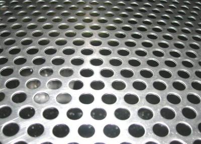 China Galvanized Round Hole Perforated Metal Sheet 0.8mm Hole for Building Facades for sale