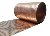China Perforated Copper Sheet Decorative Panel 4ft x 8ft Corrosion Resistant for sale