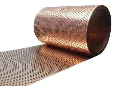China Perforated Copper Sheet Decorative Panel 4ft x 8ft Corrosion Resistant for sale