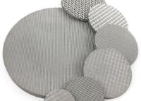 China Stainless Steel 316 Sintered Filter Disc 100-300mm Diameter 2-100 Micron for sale