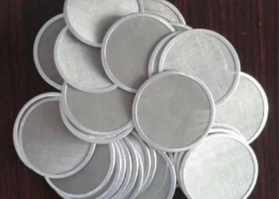 China Stainless Steel 316 Sintered Filter Disc 100-300mm Diameter 2-100 Micron for sale