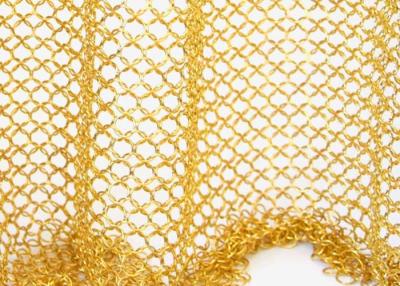 China Aluminum Chainmail Curtain 0.8mm Wire Diameter Decorative Ring Metal Mesh for Interior Design for sale
