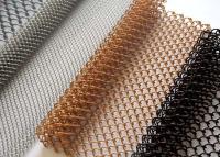 China 1.0mm Aluminum Metal Coil Drapery Curtain Indoor Decorative Mesh for Homes Hotels for sale