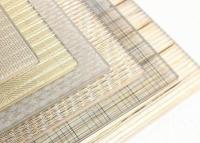 China Copper 5mm Laminated Glass Mesh for High-Rise Buildings Impact Resistant Fireproof for sale