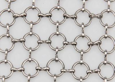 China Stainless Steel Ring Mesh Decorative Wire 0.5mm-3mm Diameter 4mm-50mm Ring for sale
