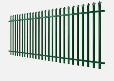 China Hot Dipped Galvanized Triple Point Palisade Fencing 2.75m Width Angle Pale Security for sale