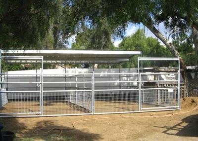 China Frame Welded Wire Horse Fence 12ft x 6ft Panels 6 Gauge Wire High Strength Safety for sale