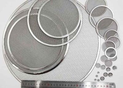 China Custom Stainless Steel Wire Mesh Filter Discs 5mm to 3600mm High Temperature Resistant for sale
