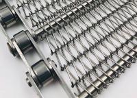 China Balance Weave Conveyor Belt Stainless Steel 304 Food Grade 200mm to 5000mm Width for sale