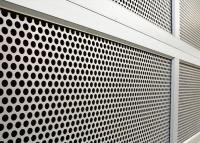China 2mm Perforated Aluminum Security Screen with 40% Open Area and 750-1200mm Width Options for sale