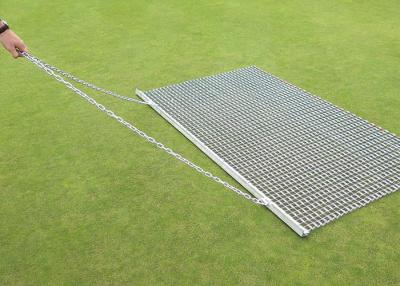 China Hand Drag Mat for Ground Maintenance - 48x48 to 72x72 Inch Sizes with 1x1 Inch Mesh Openings for sale