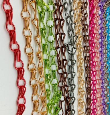 China Aluminum Chain Fly Screen Decorative Wire Mesh Anodized Fireproof 1.5x9x17mm for sale