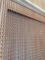 China Flexible Rust Resistant Variable Open Area Aluminum Chain Fly Screen For Improved Energy Efficiency for sale