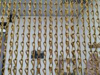 China Aluminum Chain Fly Screen Curtain for Doors and Windows Customizable Hook Sizes 1.5 to 2.0 mm for sale