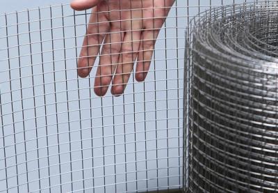 China Welded Wire Mesh Roll 12G 21G Galvanized Steel Grid Mesh Custom Size 10m 30m for sale