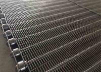 China Food Grade Stainless Steel Eye Link Belt SS304 SS316 25.4mm Pitch Custom Width for sale