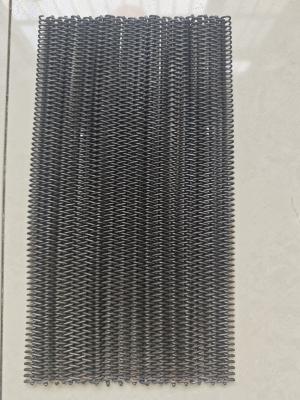 China Stainless Steel 304 Balance Weave Belt 0.8mm Spiral Wire 6.5m Width Friction Driven for sale