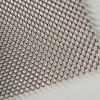 China Aluminum Decorative Chain Link Wire Mesh Curtain 1.2mm Wire 50x50mm Opening for sale