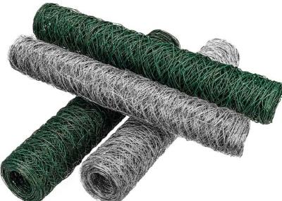 China Galvanized PVC Coated Stainless Steel Poultry Netting Chicken Wire 1 Inch Mesh 50m Length for sale