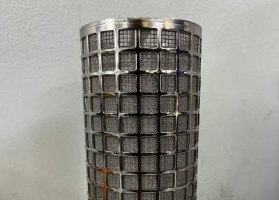 China 316 Stainless Steel Multilayer Filter Cylinder 20-635 Mesh for Oily Substance Filtration for sale